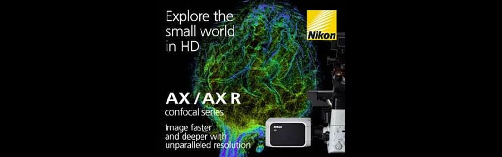 Lancering Nikon AX(R) confocale microscoop met AI - Labinsights